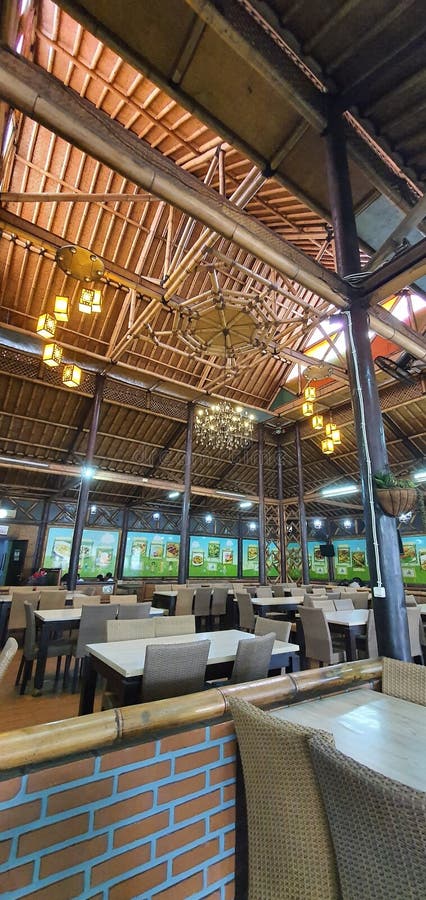 Traditional Cafe with Sundanese Touch Stock Photo - Image of city ...