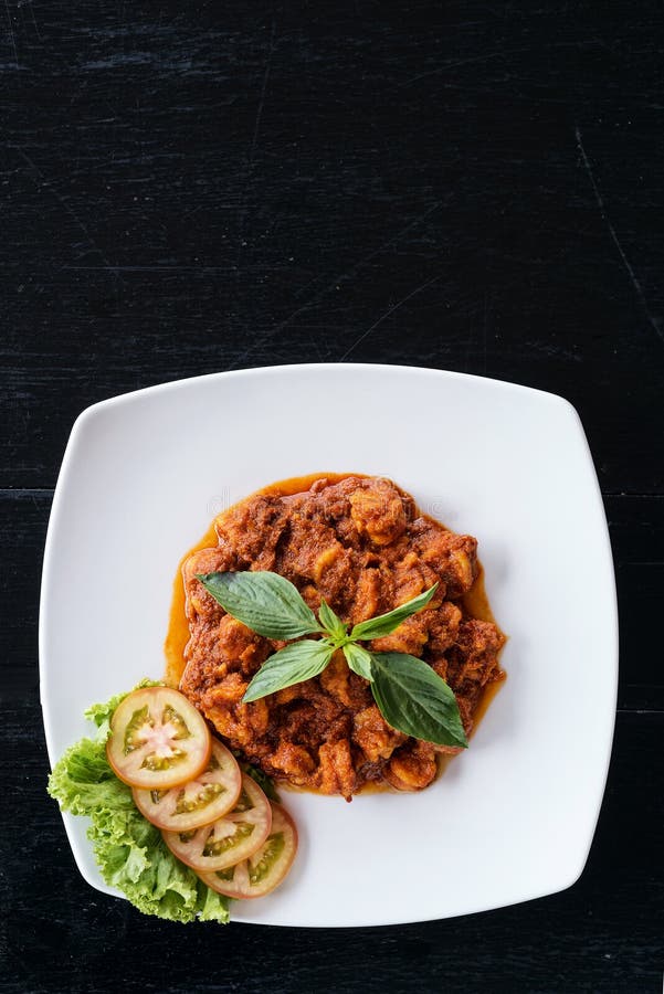 Traditional Cambodian Spicy Prawn Amok Curry Stock Image - Image of ...