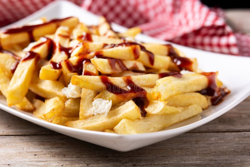 Traditional Canadian Poutine Stock Image - Image of fast, french: 222623375