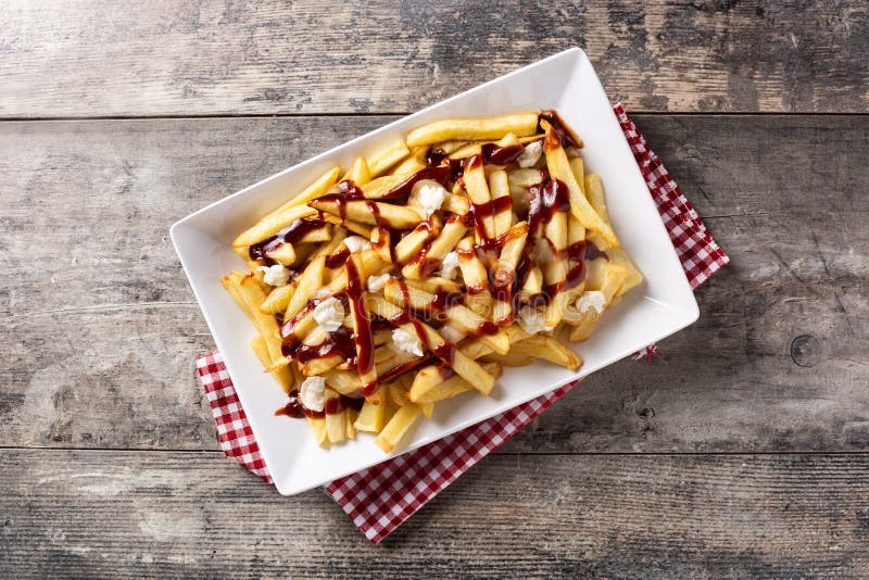 Traditional Canadian Poutine Stock Image - Image of appetizer, fresh ...