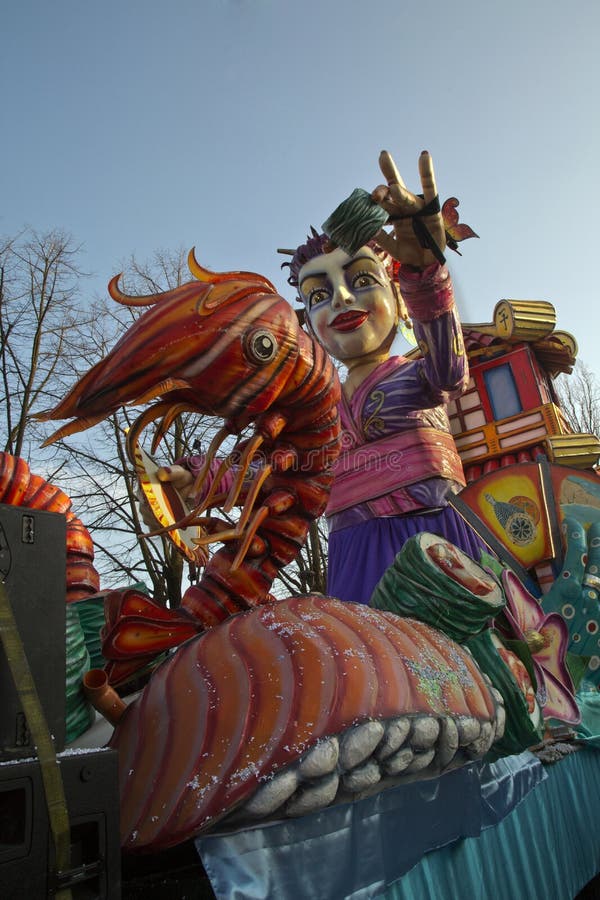 Traditional Carnival Procession in Venice, Italy. Editorial Photography ...