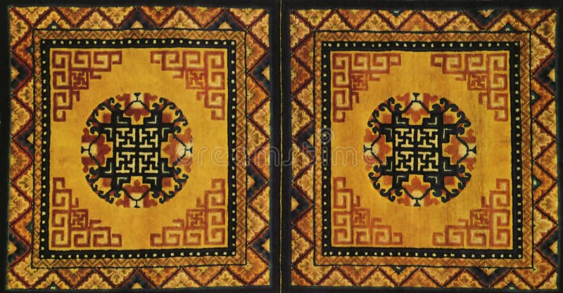 Traditional Carpet Pattern Material Texture Stock Image - Image of ...