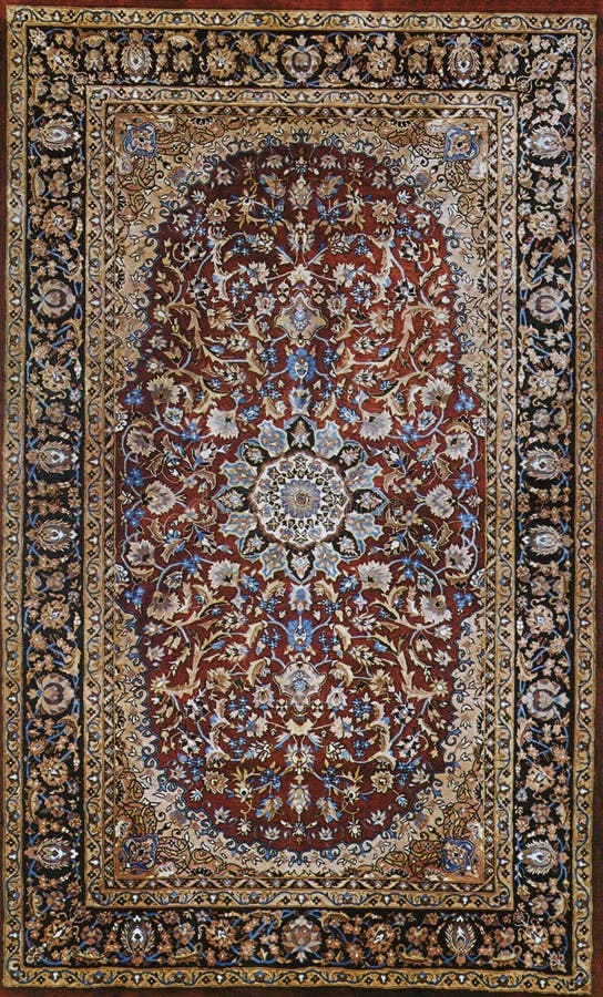Traditional Carpet Pattern Material Texture Stock Photo - Image of ...