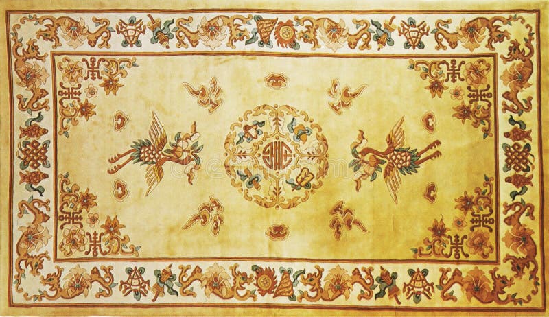 Traditional Carpet Pattern Material Texture Stock Image - Image of ...