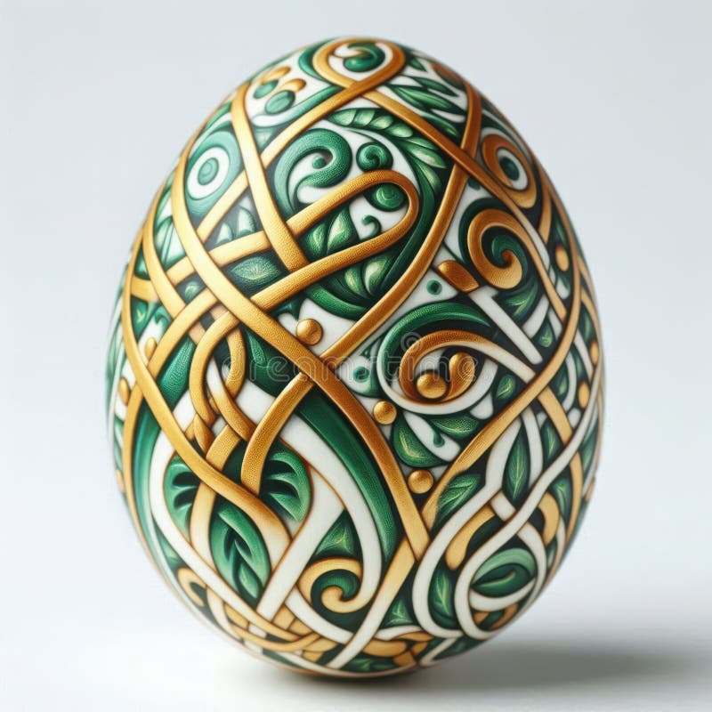 Traditional Celtic Art Egg stock illustration. Illustration of ...