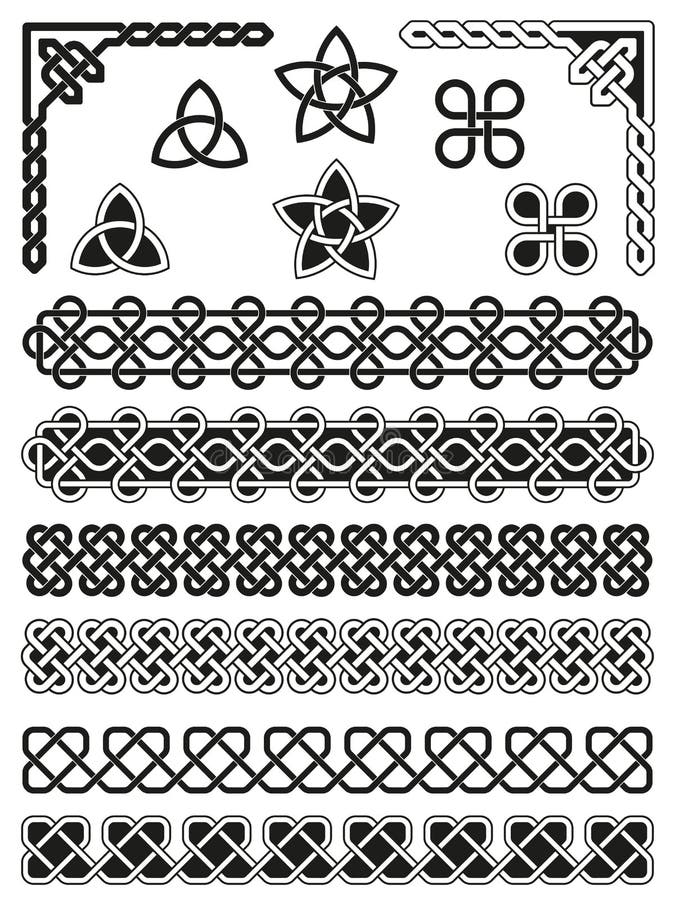Traditional Celtic Design Elements Stock Vector - Illustration of ...