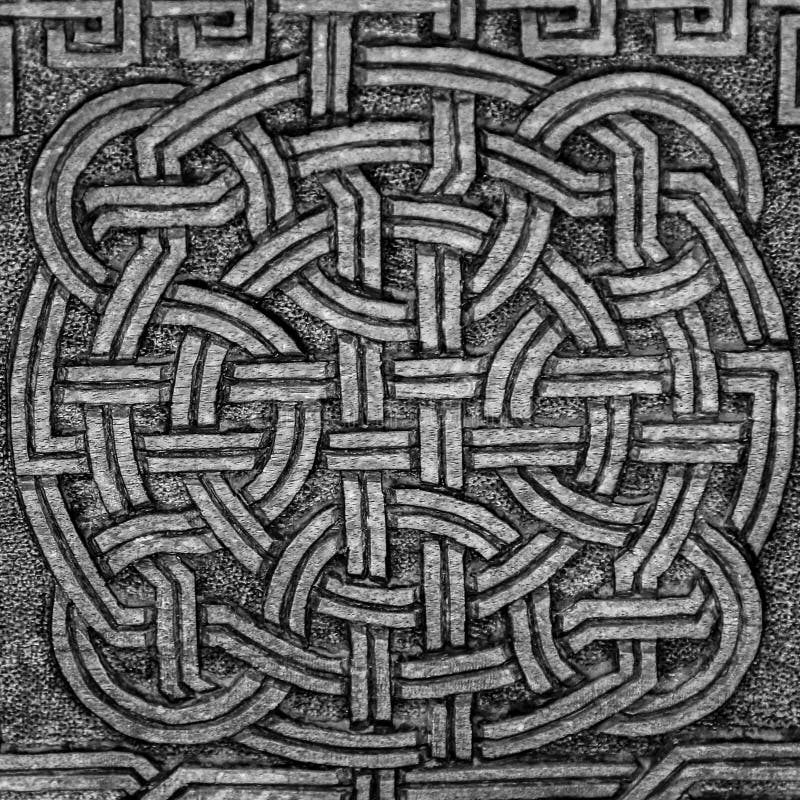 Celtic Pattern from Old Tombstone Stock Photo - Image of culture ...