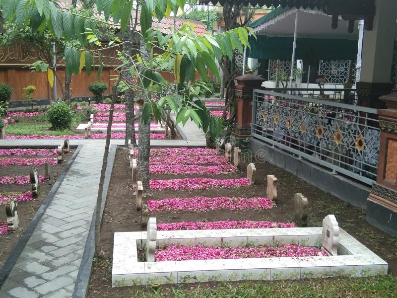 Traditional Cemetery in Java Stock Photo - Image of yard, unique: 331579940