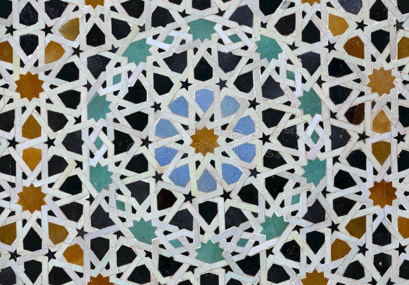 Traditional Ceramic Floor and Wall Pattern and Texture in Marrakech ...