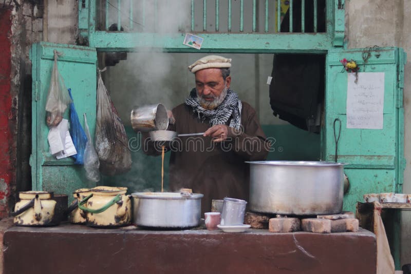 Traditional Chai Shop in Pkaistan Editorial Image - Image of early ...