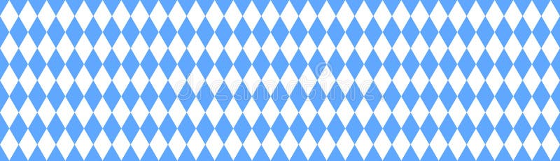 Bavarian Flag Pattern. Oktoberfest Seamless Pattern. Checkered Blue ...