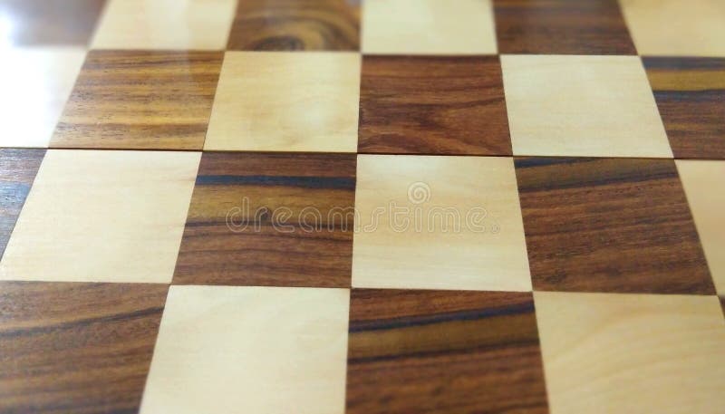 Wooden Chess Piece on Chess Board Ready To Play. Stock Image - Image of ...