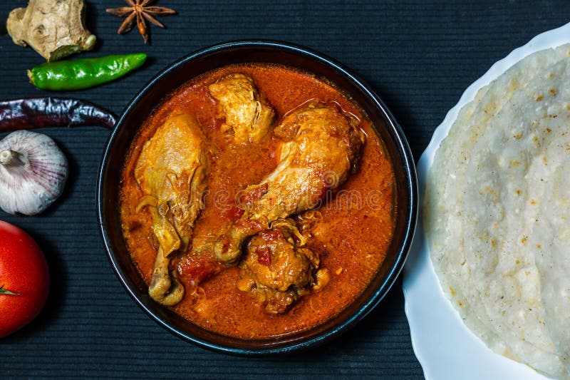 Traditional Chicken Curry & Rotti - a Perfect Blend of Spice and Flavor ...