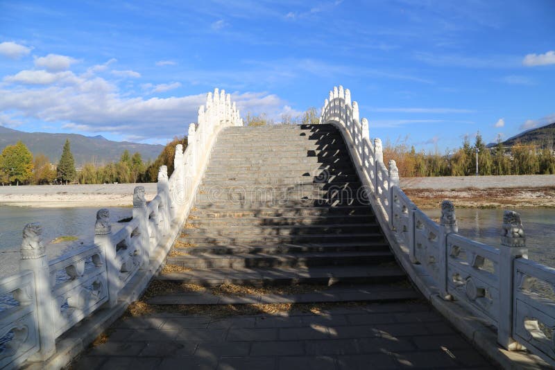 Traditional Chinese Bridge stock photo. Image of architecture - 63137036