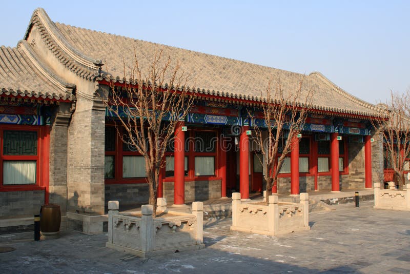 Traditional Chinese Building Stock Photo - Image of china, style: 13305760
