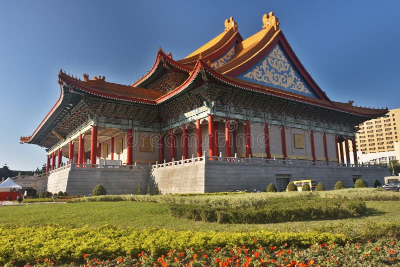 Traditional Chinese Building Stock Image - Image of huge, taiwan: 488569
