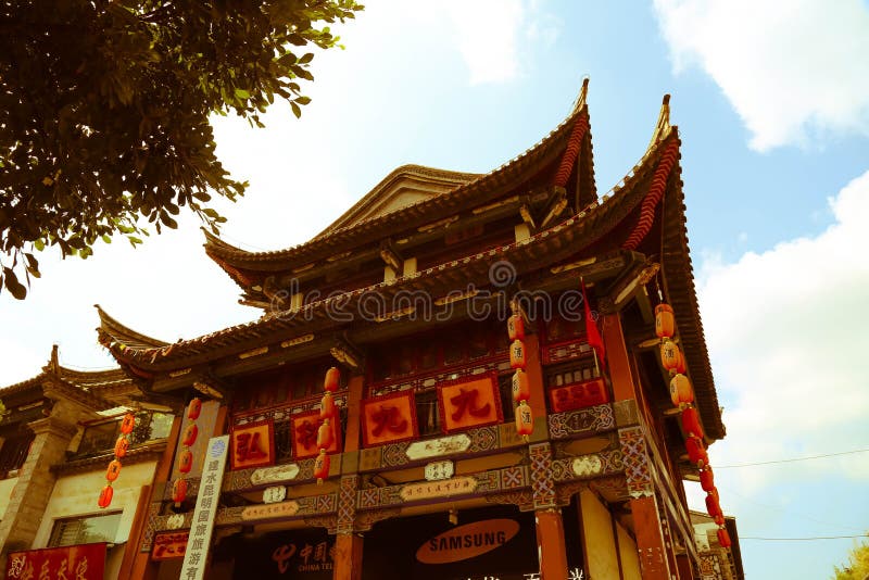 Traditional Chinese Building Editorial Photo - Image of pagoda, ancient ...