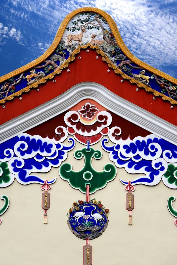 Traditional Chinese Building Roof Stock Image - Image of building ...