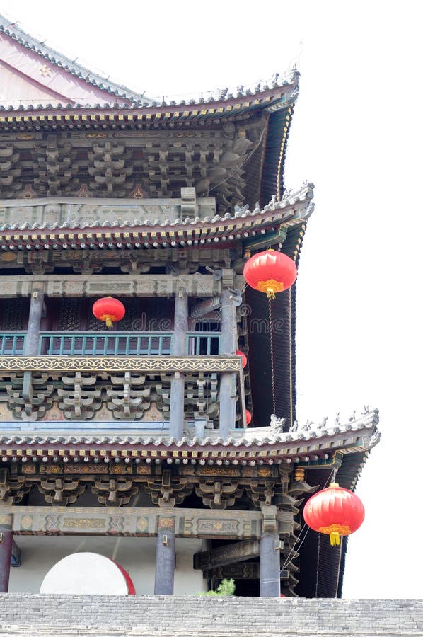 Traditional Chinese Buildings Stock Photo - Image of pagoda, background ...