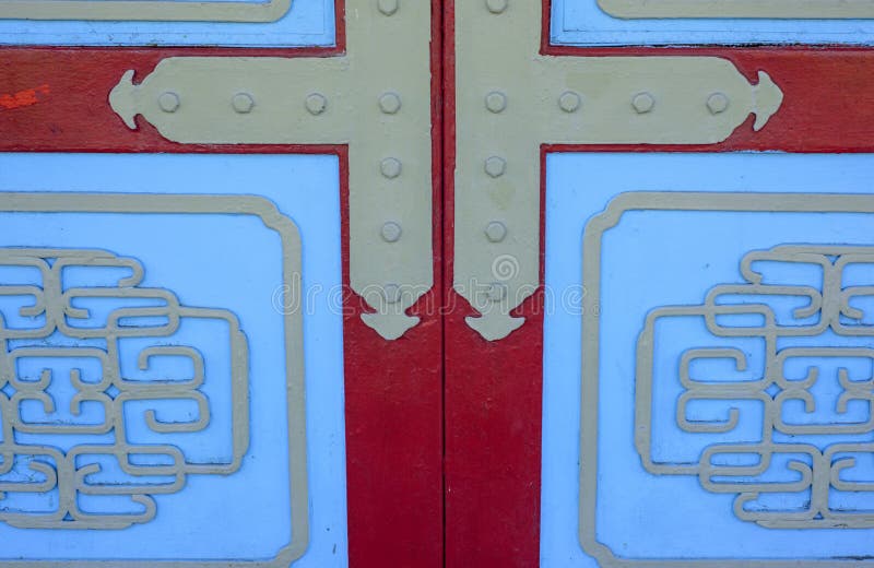 Traditional Chinese Door stock photo. Image of ancient - 86096396