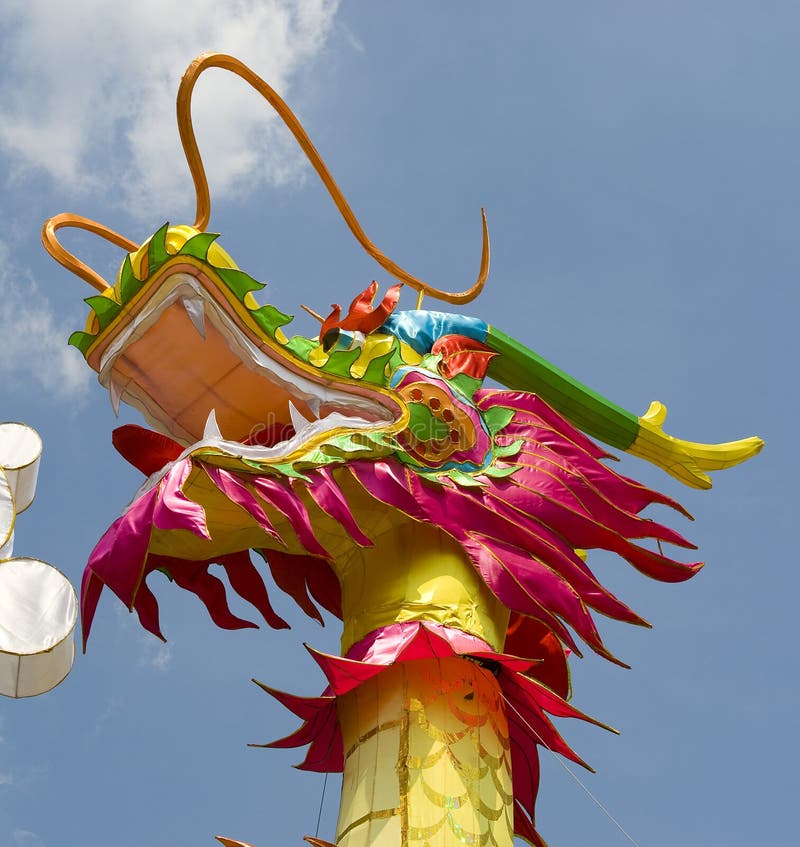 Traditional Chinese Dragon Lantern Stock Photo - Image of dragon, kong ...
