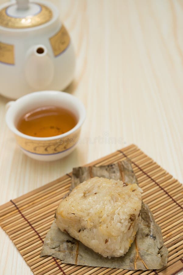 Chinese Glutinous Rice Dumpling Stock Image - Image of meal, lunar ...