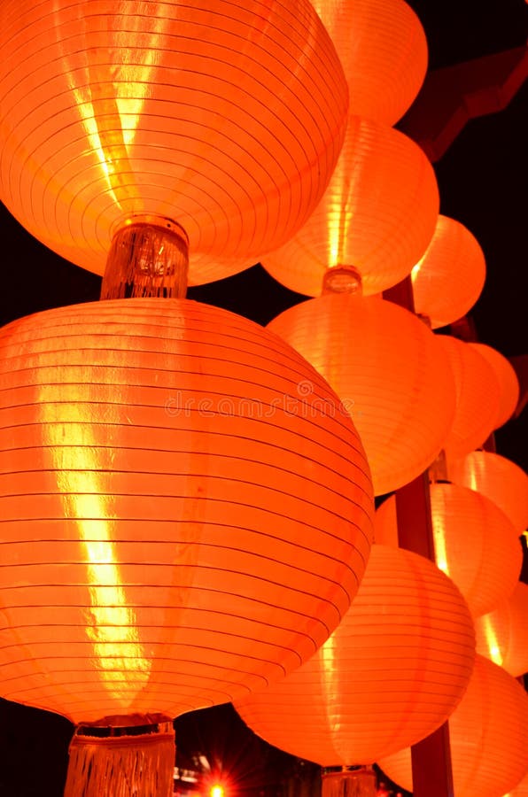Traditional Chinese Lanterns Stock Image - Image of japan, night: 27491777