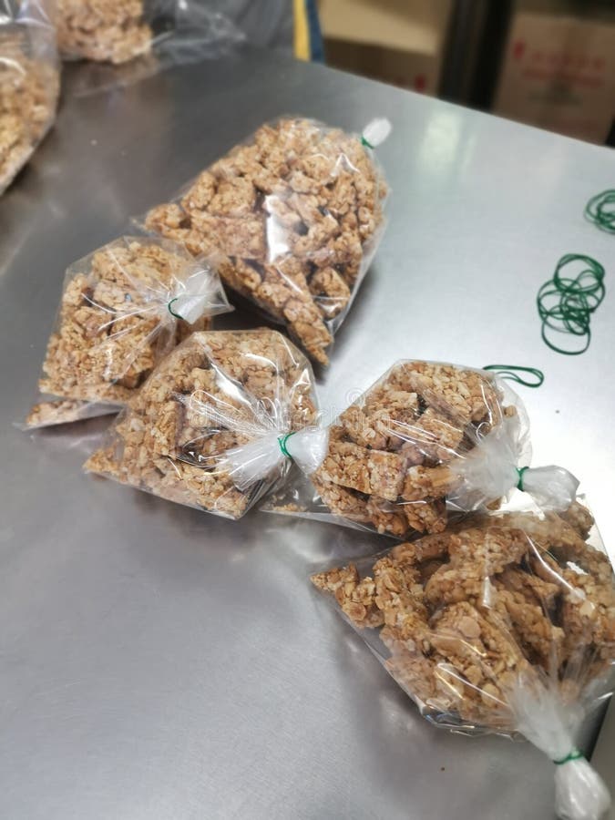 Traditional Chinese Maltose Sugary Peanut Biscuit or Candy Stock Image ...