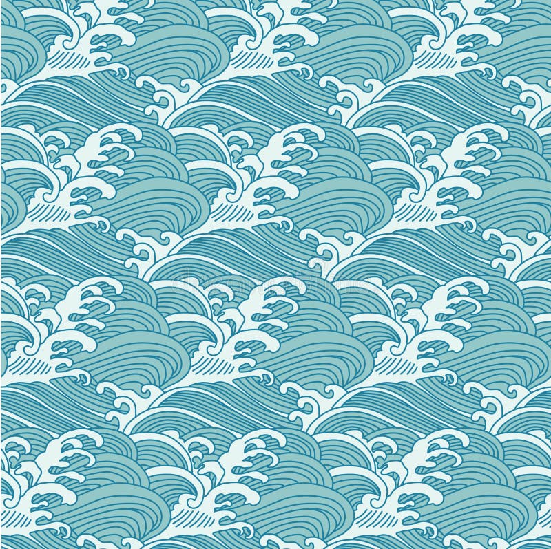 Chinese Wave Pattern Original Chinese Style Wave Pattern Simple