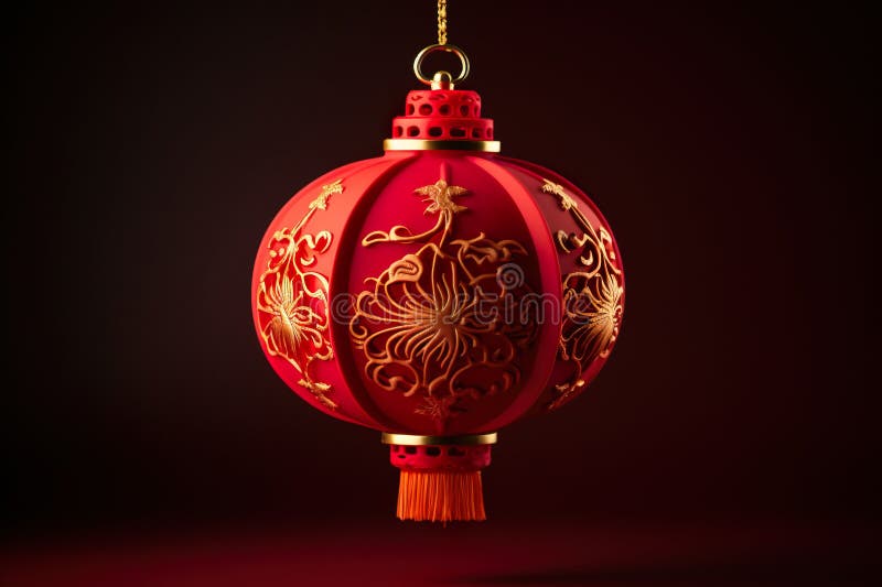 Traditional Chinese Red Lanterns: Festive Elegance Stock Image - Image ...