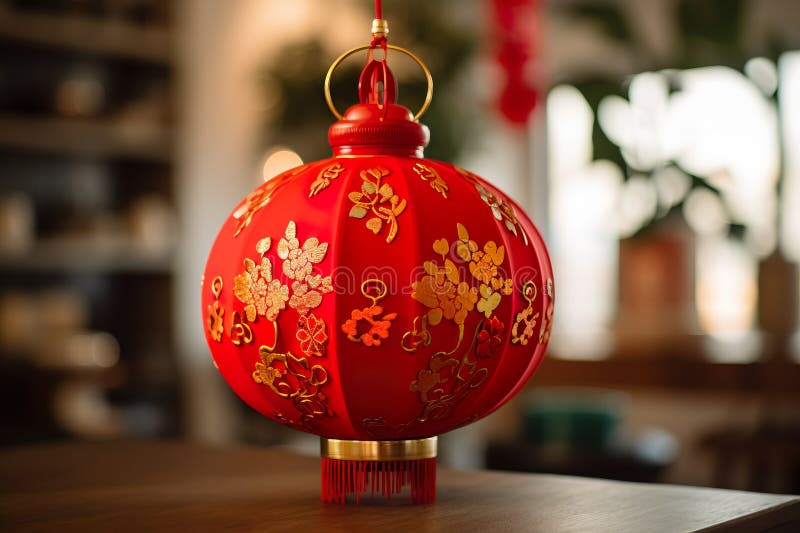 Traditional Chinese Red Lanterns: Festive Elegance Stock Photo - Image ...