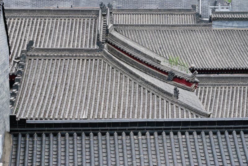 Traditional Chinese Roofs Texture Stock Photo - Image of dynasty ...