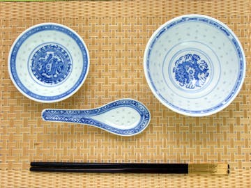 Traditional Chinese Table Setting Stock Photo - Image of dish, plate ...