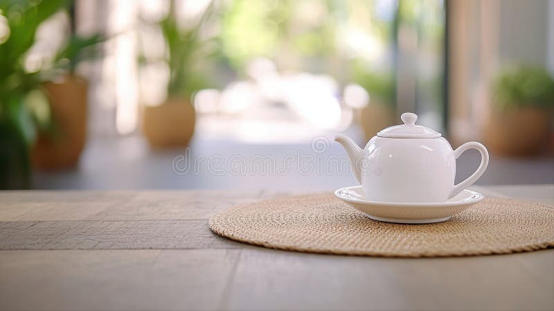 Traditional Chinese Tea Ceremony Featuring Elegant Teapot and Tea Set ...