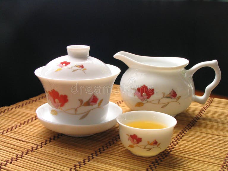 Traditional Chinese Tea Service Stock Image - Image of relax, food: 327005