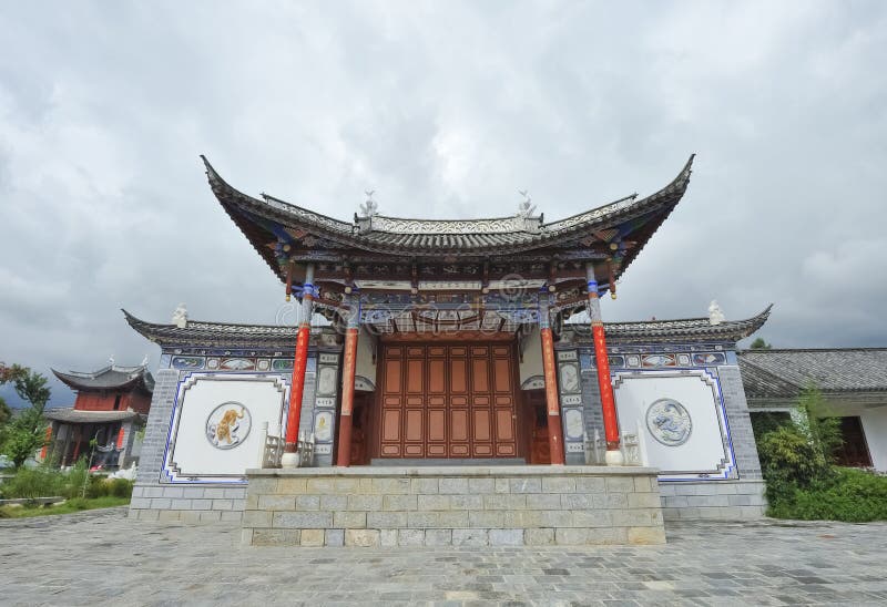 Traditional Chinese Temple Building Stock Photo - Image of monastery ...
