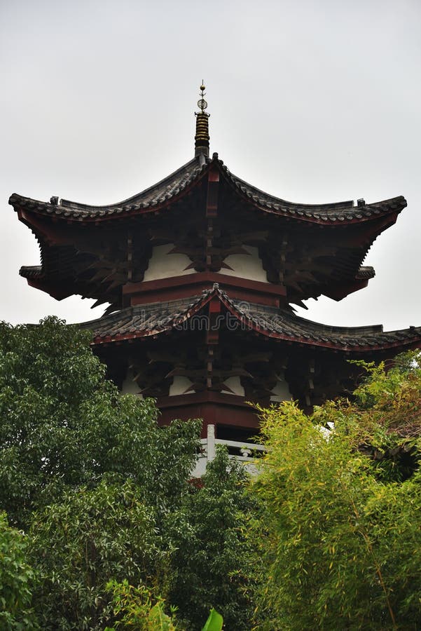 Chinese tower stock photo. Image of traditional, tower - 235554398