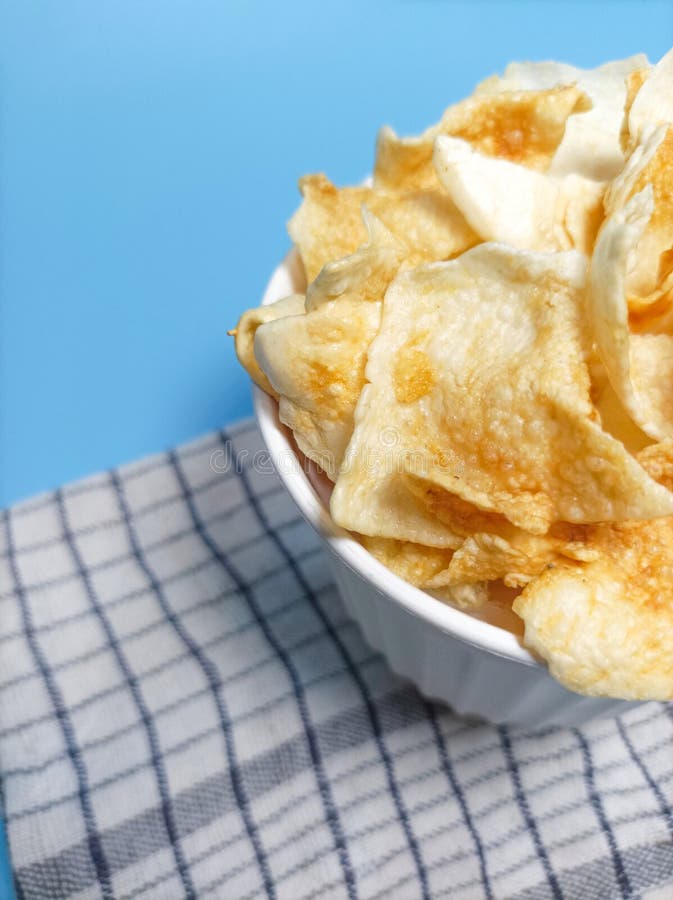 Traditional Chip Snack Made from Tubers with High Calcium Stock Image ...
