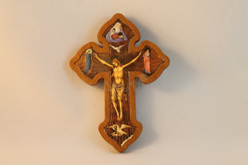 Traditional Christian Crucifix Stock Image - Image of altarpiece ...