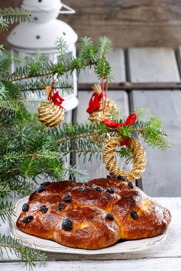 Traditional Christmas Bread Stock Image - Image of finish, bread: 39263085