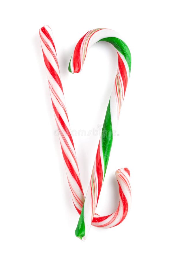 Traditional Christmas Candy Canes Stock Photo - Image of festive ...