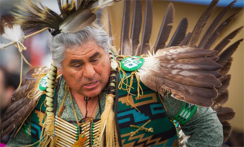 Traditional Chumash Costume Editorial Photo - Image of native, malibu ...