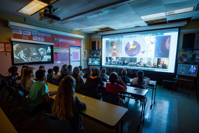 A Traditional Classroom Transitioning into an Interactive Digital ...