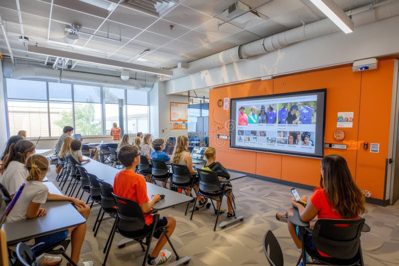 A Traditional Classroom Transitioning into an Interactive Digital ...