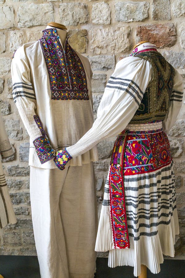 Traditional Croatia Embroidery Souvenir Stock Image - Image of cotton ...