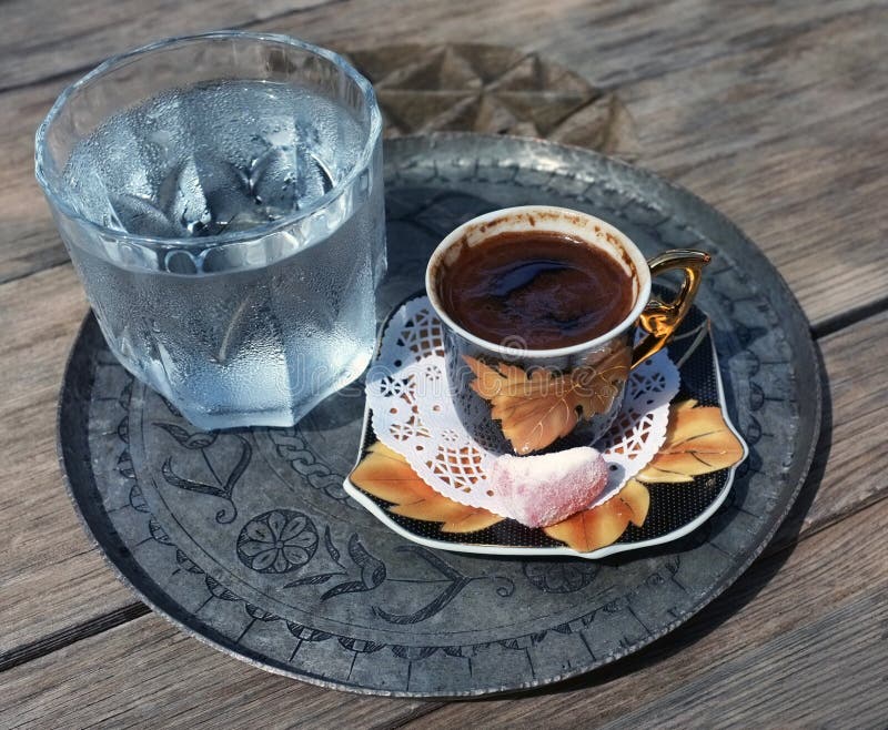 Traditional Coffee stock image. Image of heat, istanbul - 26948379