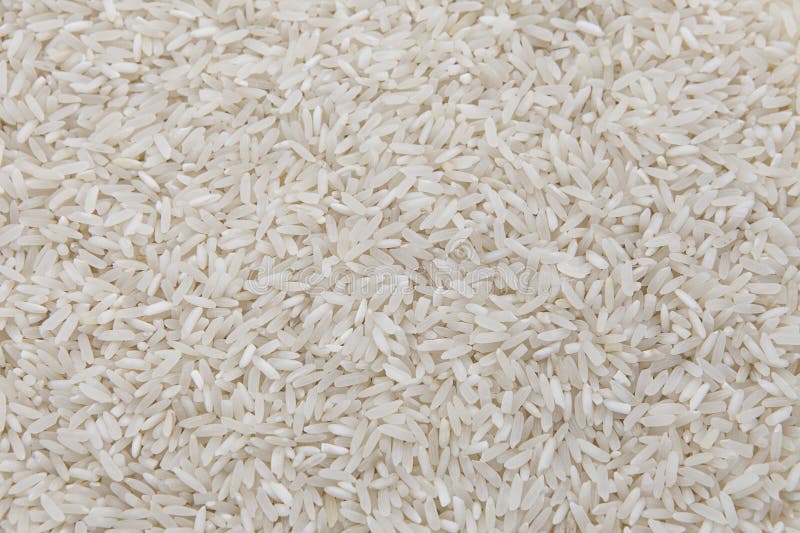 Close-up of Raw White Rice Grains Stock Photo - Image of sazon, carrot ...