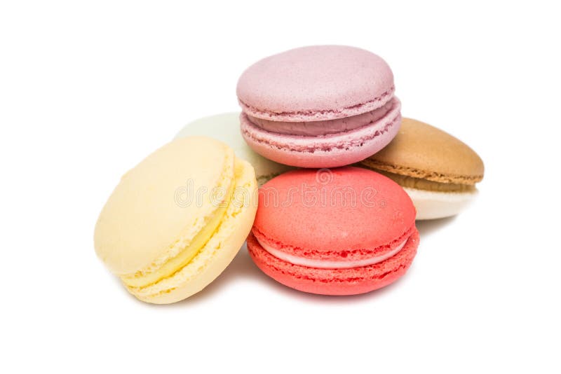 Traditional Colored French Macaroons Stock Image - Image of food ...
