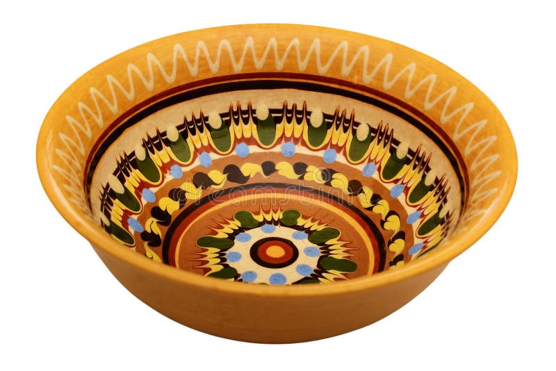 Traditional Colored Pottery. Stock Photo - Image of multicolored ...