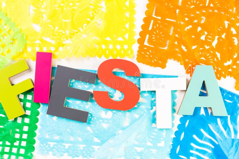 Multicolor fiesta poster. stock vector. Illustration of abstract - 31210116